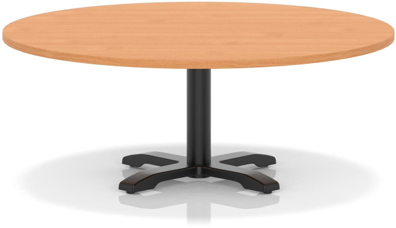 Dynamic Italia 1200mm Round Coffee Table with Leg Cross Base - 495mm ...