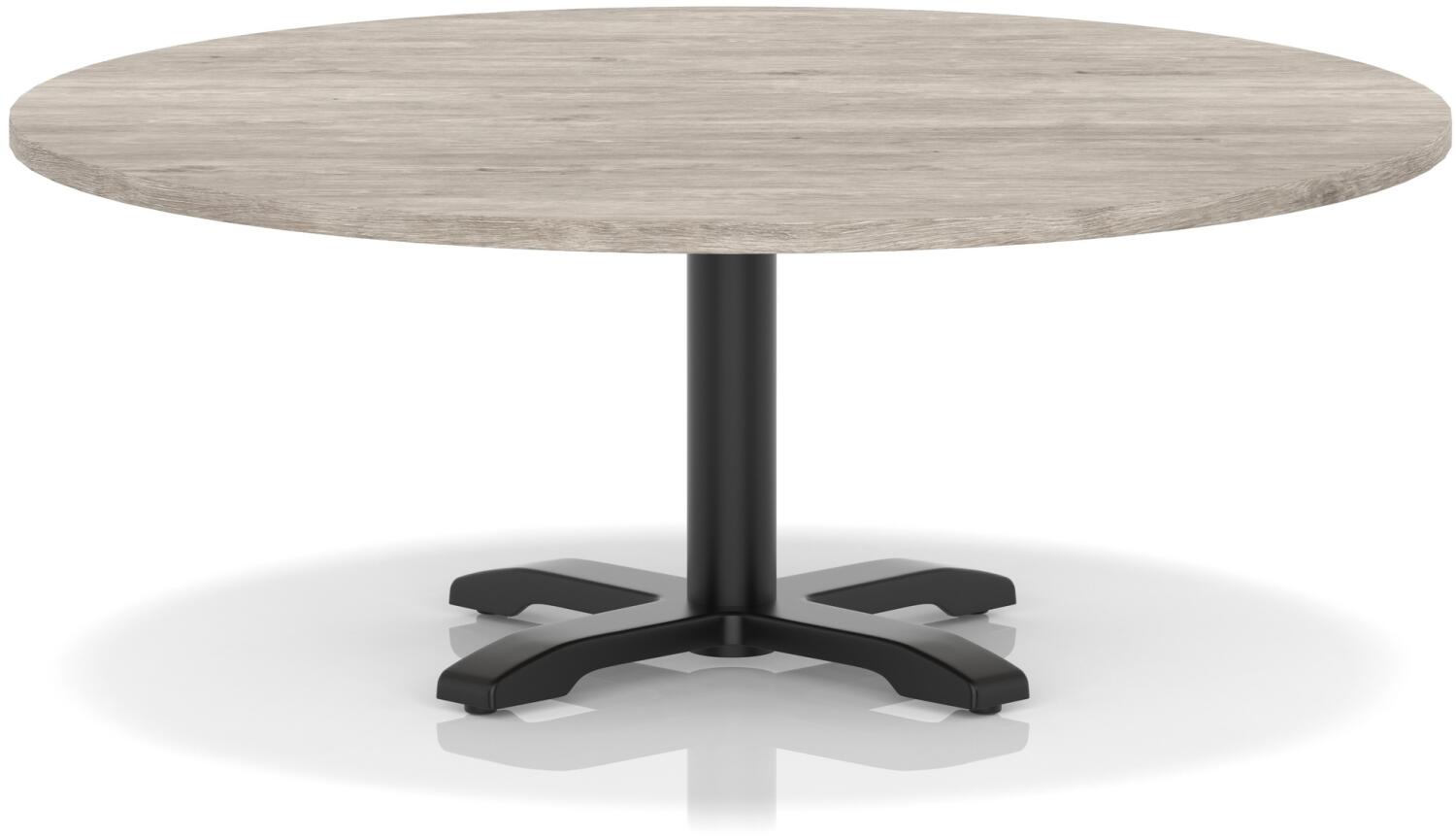 Dynamic Italia 1200mm Round Coffee Table with Leg Cross Base - 495mm ...