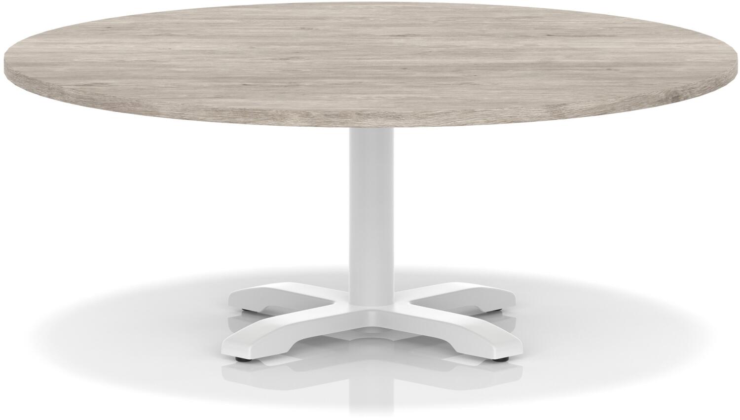 Dynamic Italia 1200mm Round Coffee Table with Leg Cross Base - 495mm ...