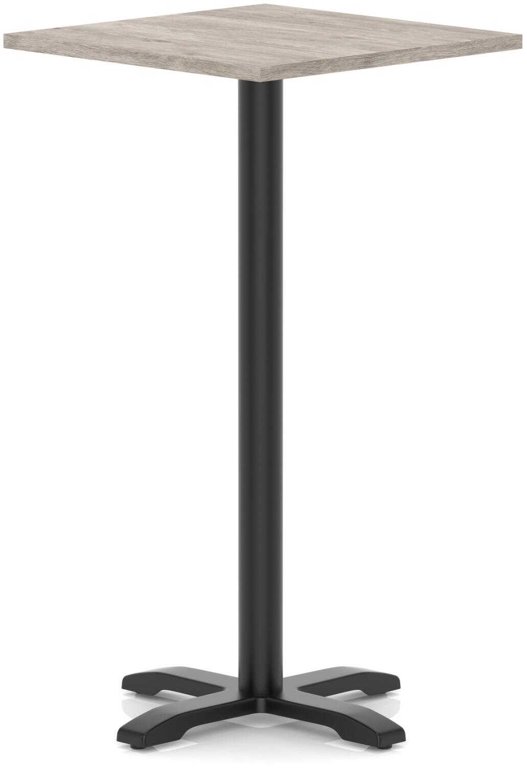 Dynamic Italia 800mm Square Poseur Square Table with Leg Cross Base ...