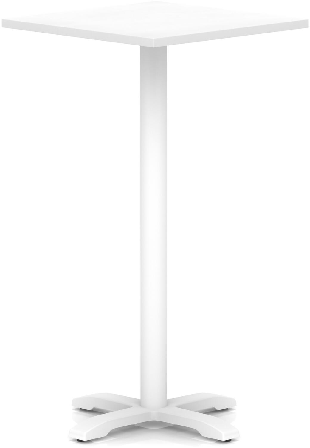Dynamic Italia 800mm Square Poseur Square Table with Leg Cross Base ...