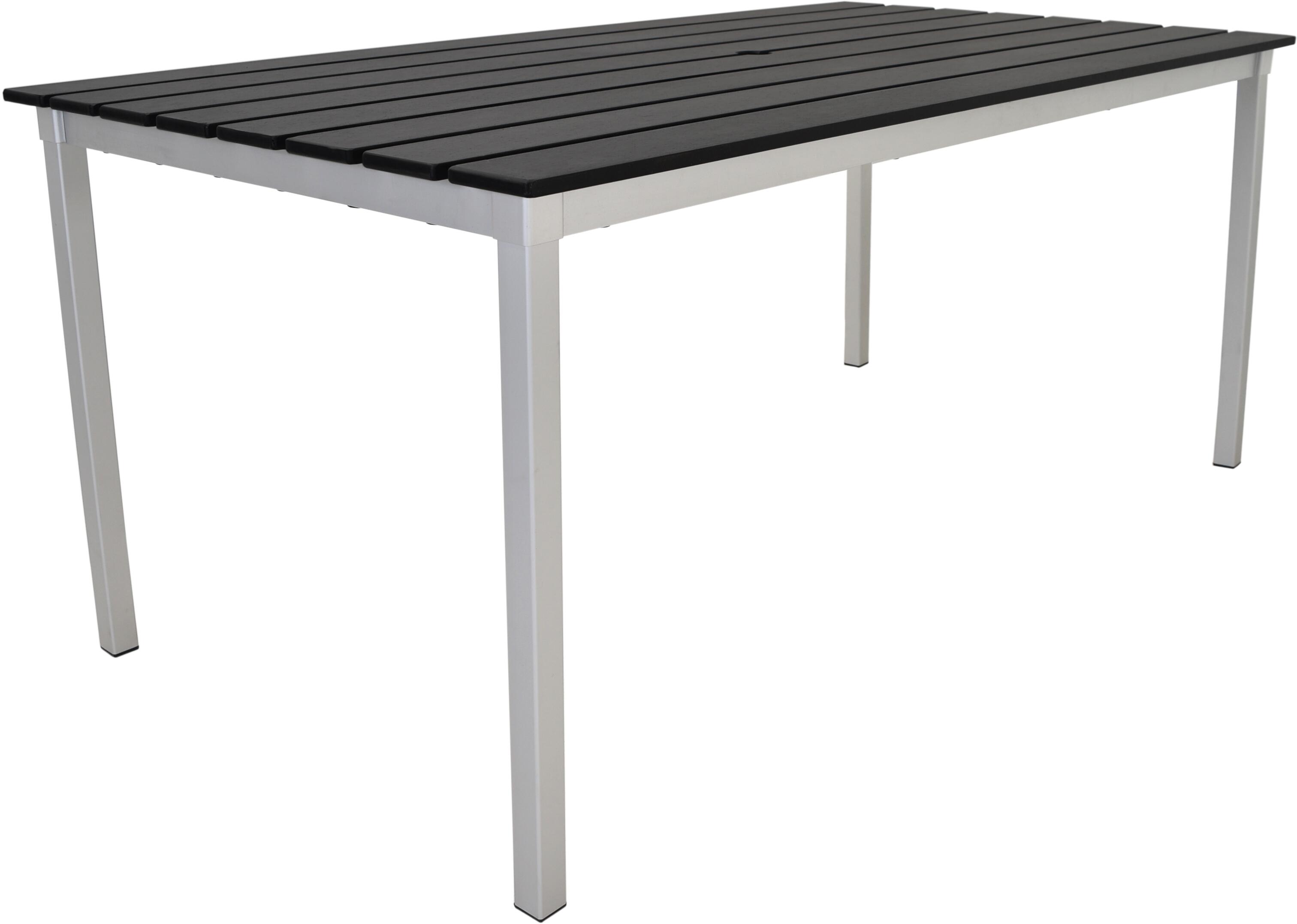 Gopak Enviro Eco Jet Black Outdoor Table - 1800mm x 675mm - Office ...