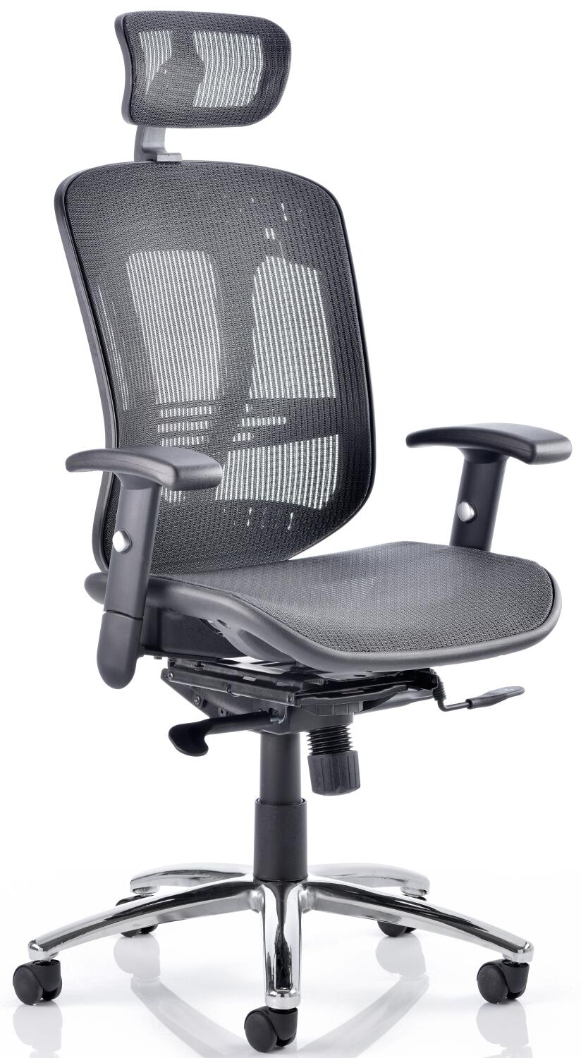 Dynamic Mirage Mesh Chair with Headrest - Comfort and Style - Office ...