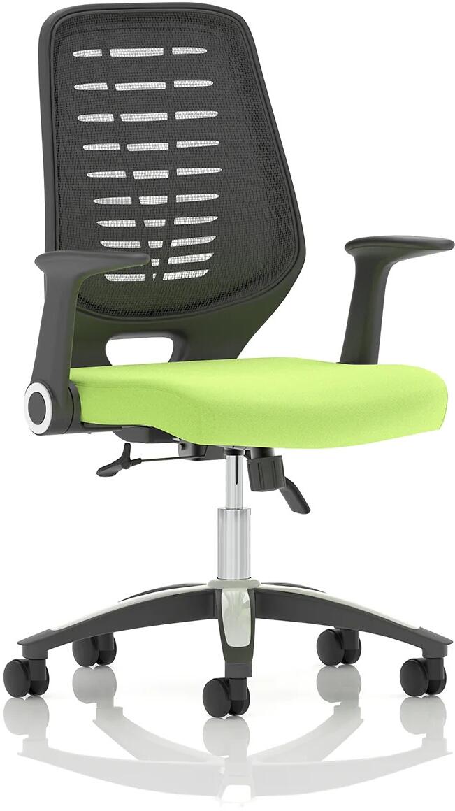 Dynamic Relay Task Operator Chair with Folding Arms & Vented Backrest ...