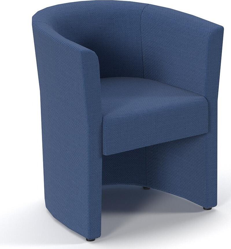 Dams Luxe Fabric Single Tub Chair - Office Furniture Direct