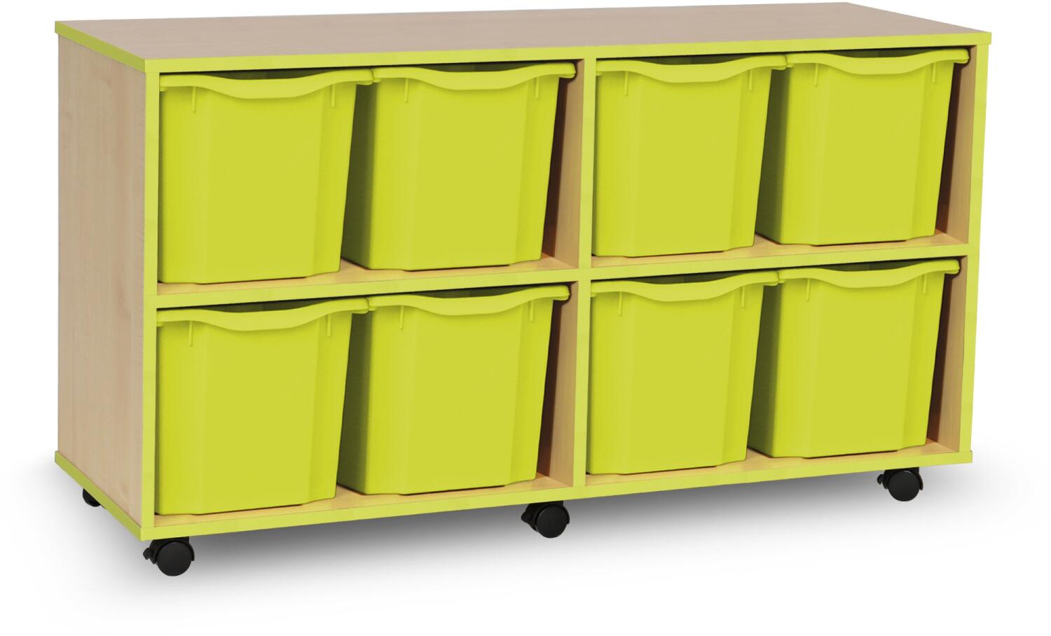 Jumbo Tray Unit - 8 Trays - Office Furniture Direct