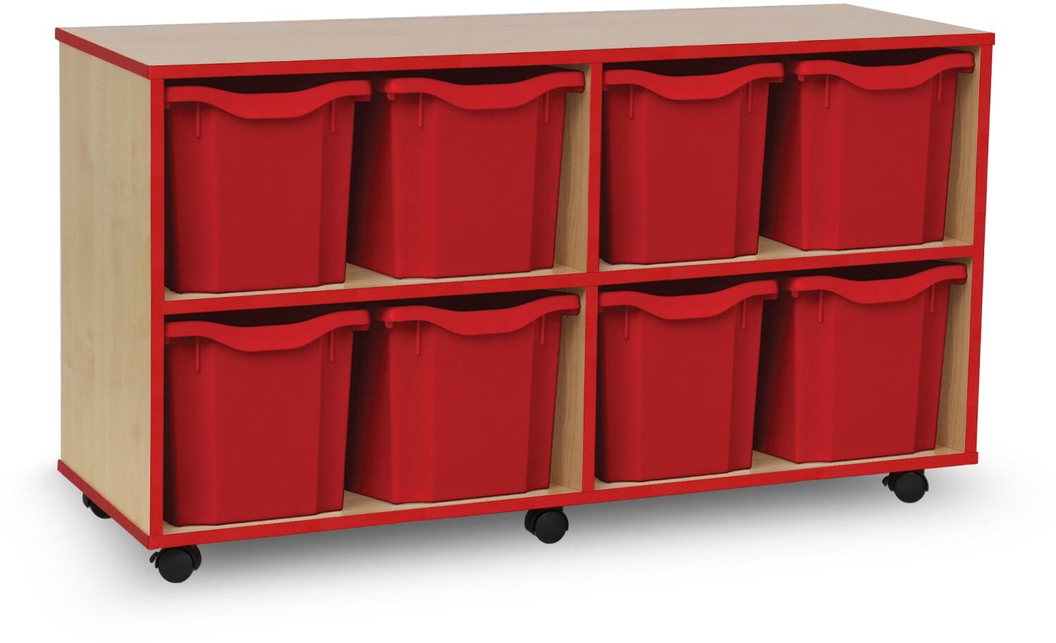 Jumbo Tray Unit - 8 Trays - Office Furniture Direct