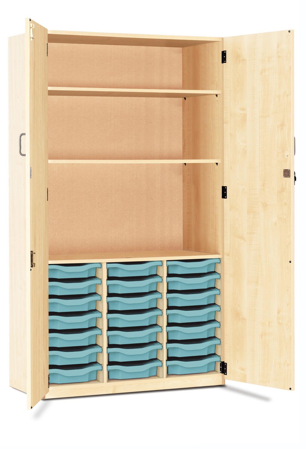 Monarch 21 Tray Storage Cupboard - Lockable, Durable, Customizable ...
