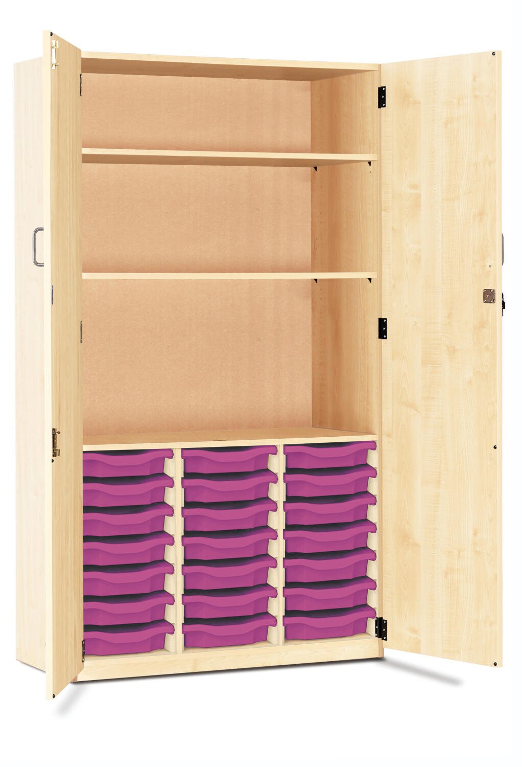 Monarch 21 Tray Storage Cupboard - Lockable, Durable, Customizable ...
