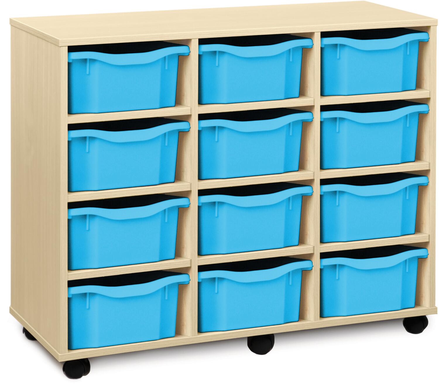 Monarch 12 Deep Tray Unit - Practical Storage for Schools & Colleges ...