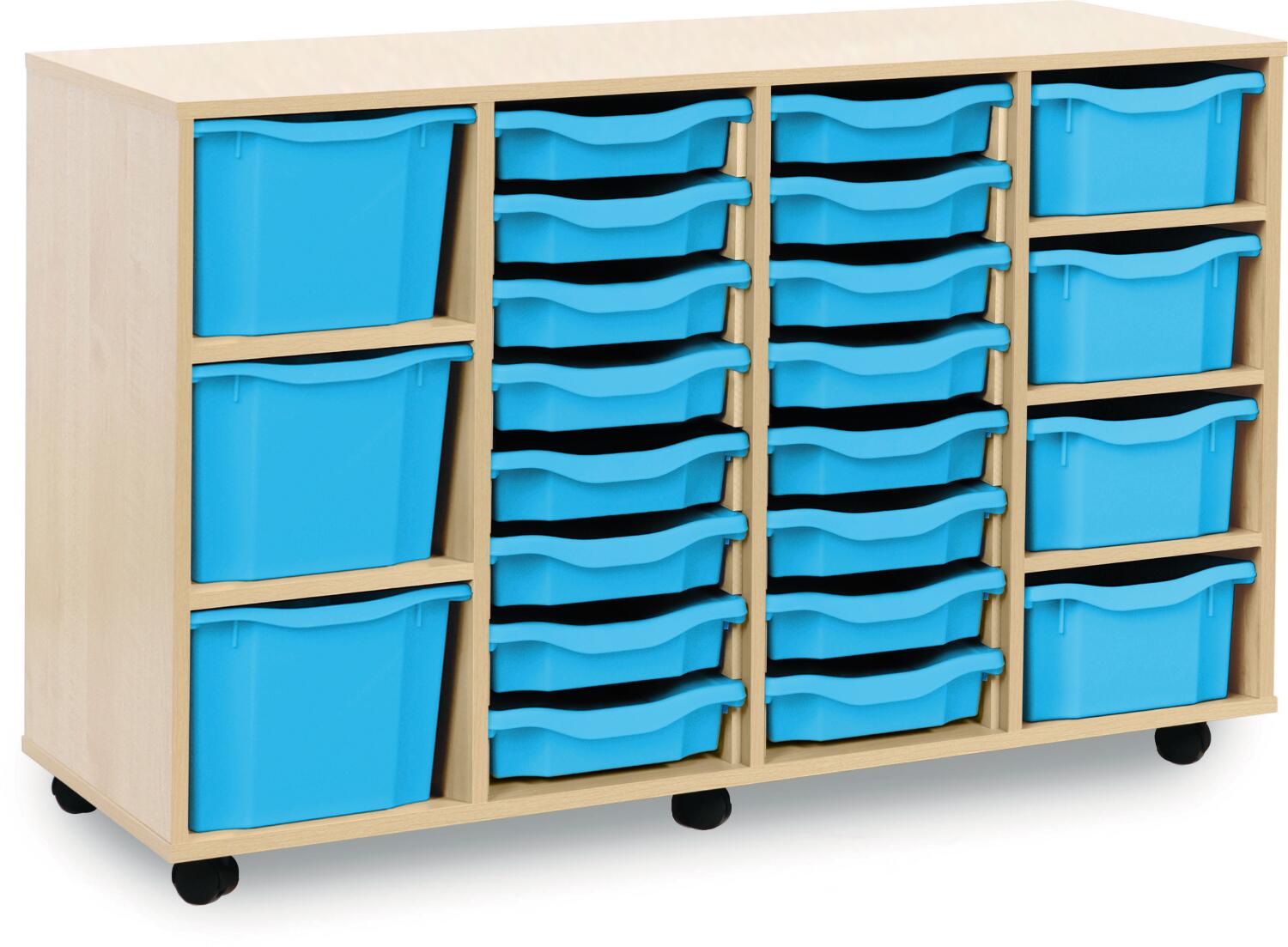 Monarch Classic Tray Storage Unit for Schools and Colleges - Office ...