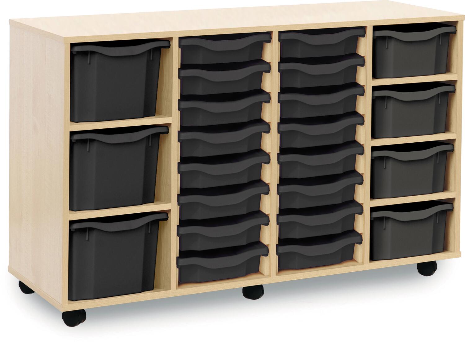 Monarch Classic Tray Storage Unit for Schools and Colleges - Office ...