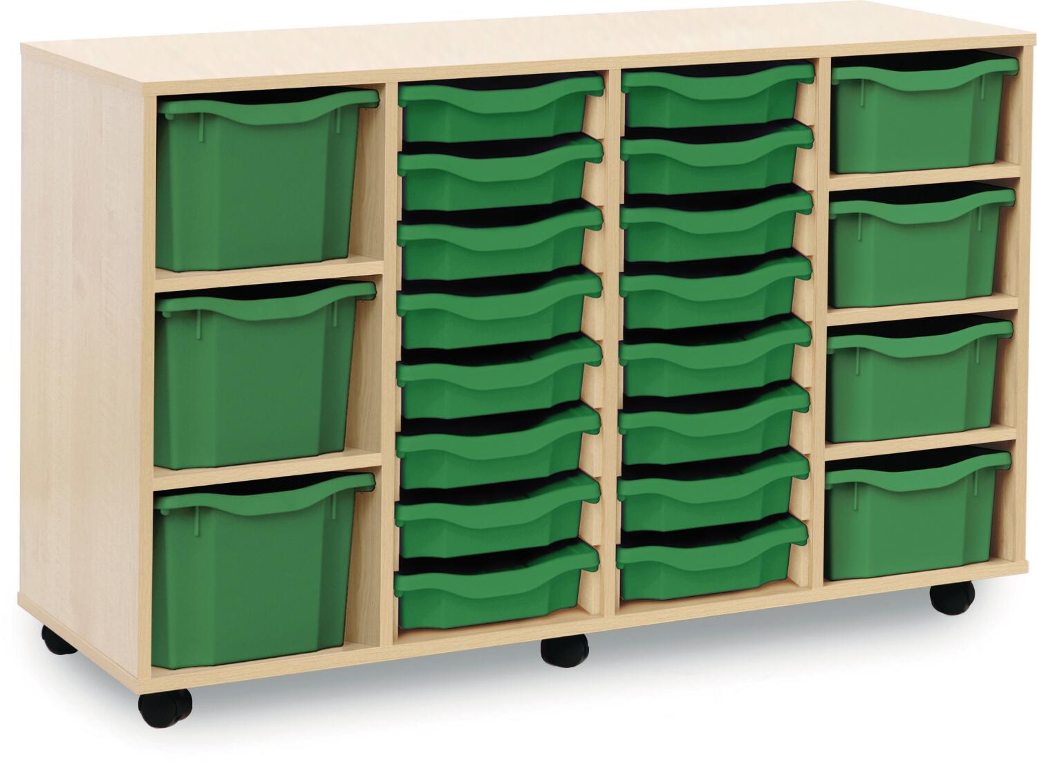 Monarch Classic Tray Storage Unit for Schools and Colleges - Office ...