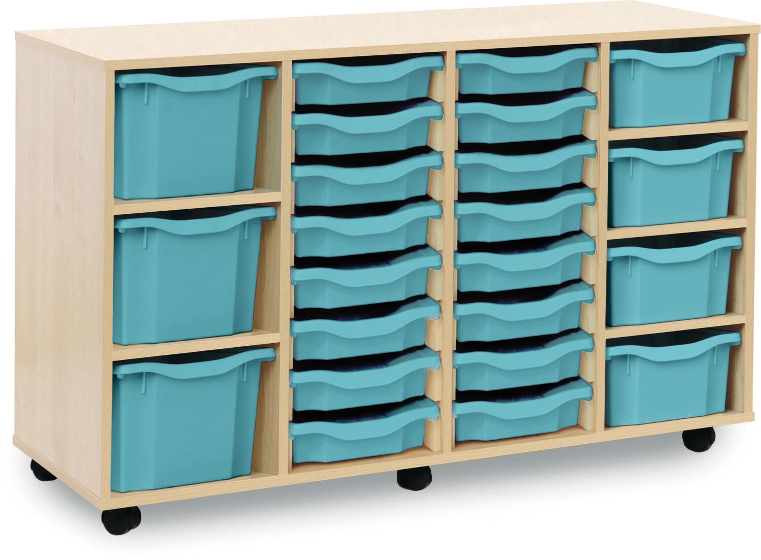 Monarch Classic Tray Storage Unit for Schools and Colleges - Office ...