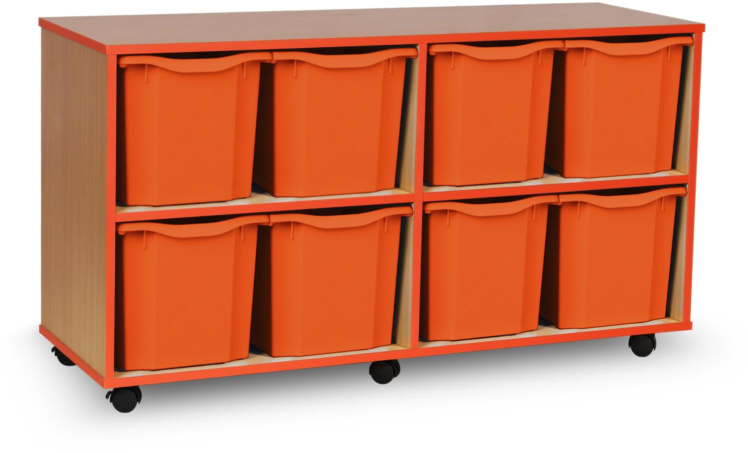 Jumbo Tray Unit - 8 Trays - Office Furniture Direct