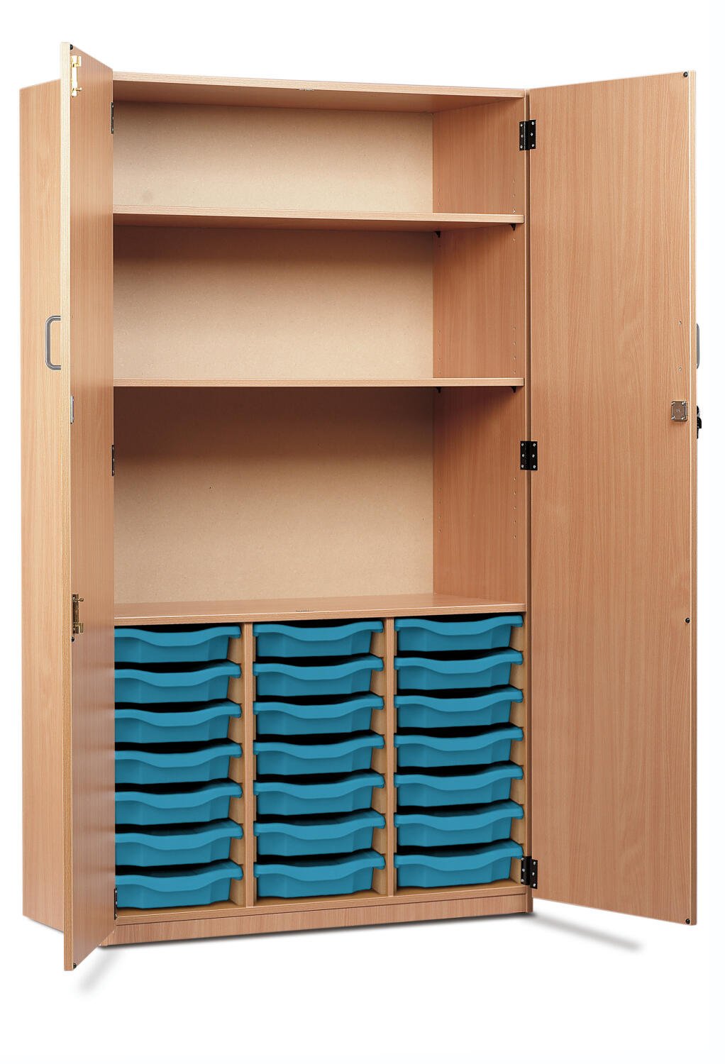 Monarch 21 Tray Storage Cupboard - Lockable, Durable, Customizable ...