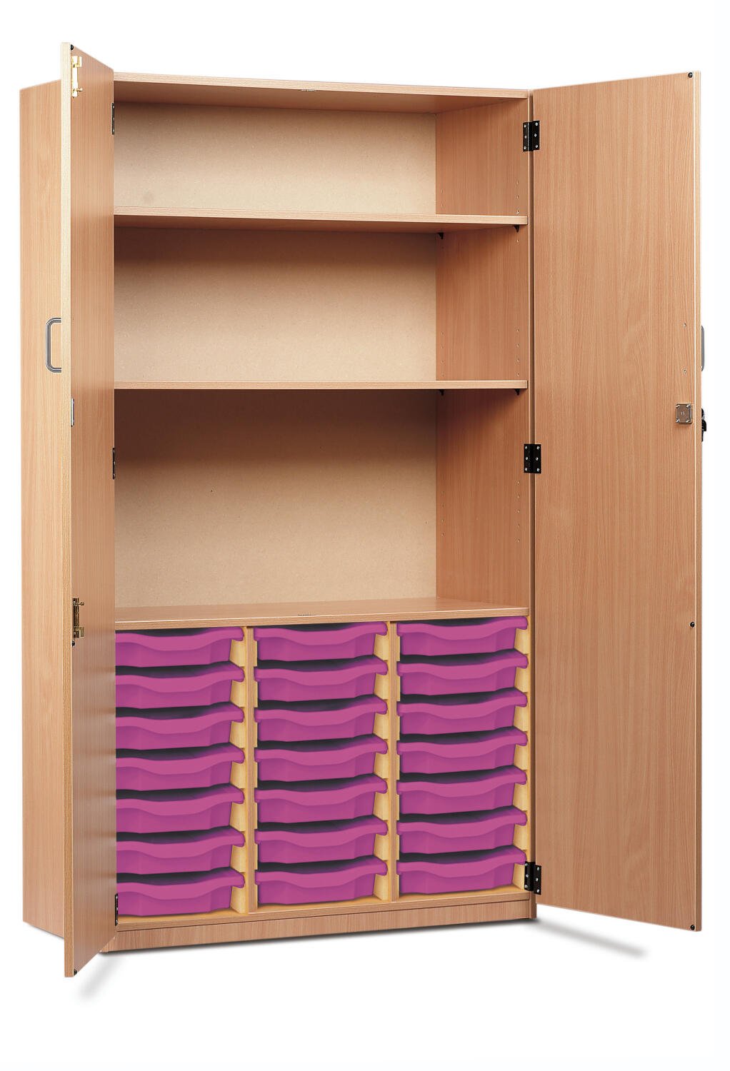 Monarch 21 Tray Storage Cupboard - Lockable, Durable, Customizable ...