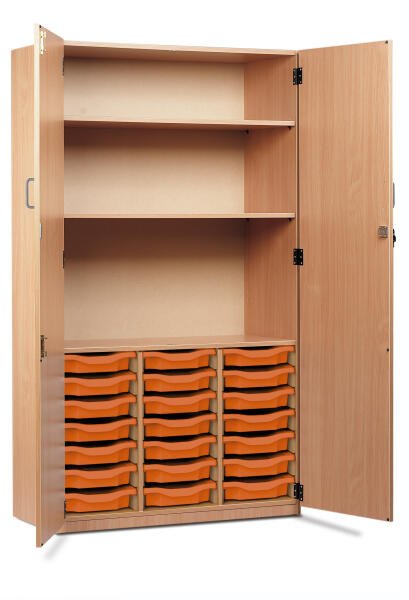 Monarch 21 Tray Storage Cupboard - Lockable, Durable, Customizable ...