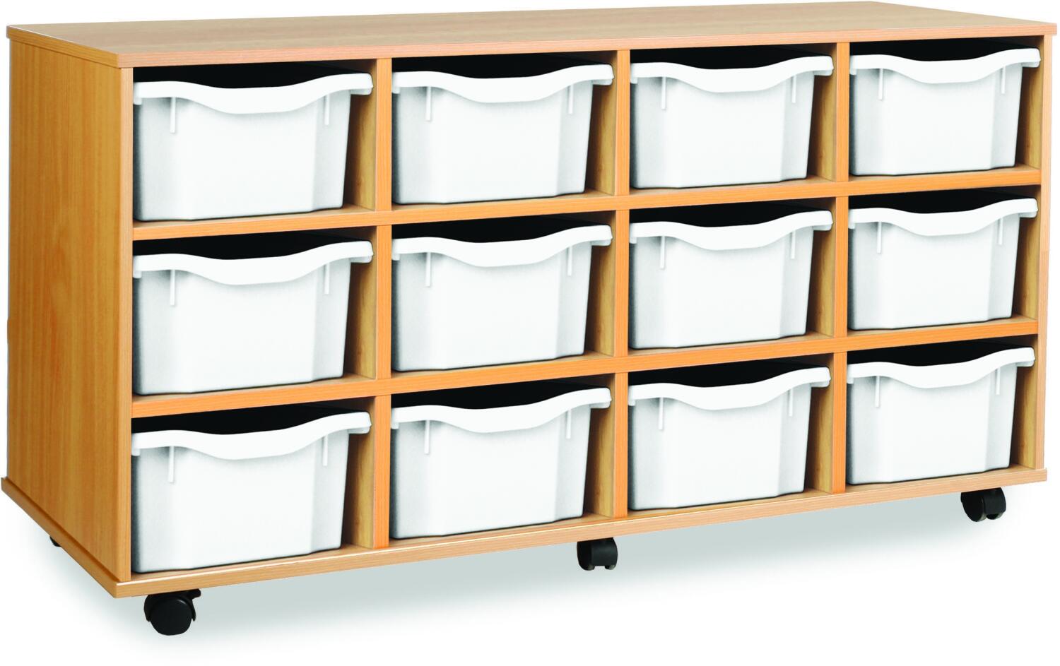 Monarch 12 Deep Tray Unit - Practical Storage for Schools and Colleges ...
