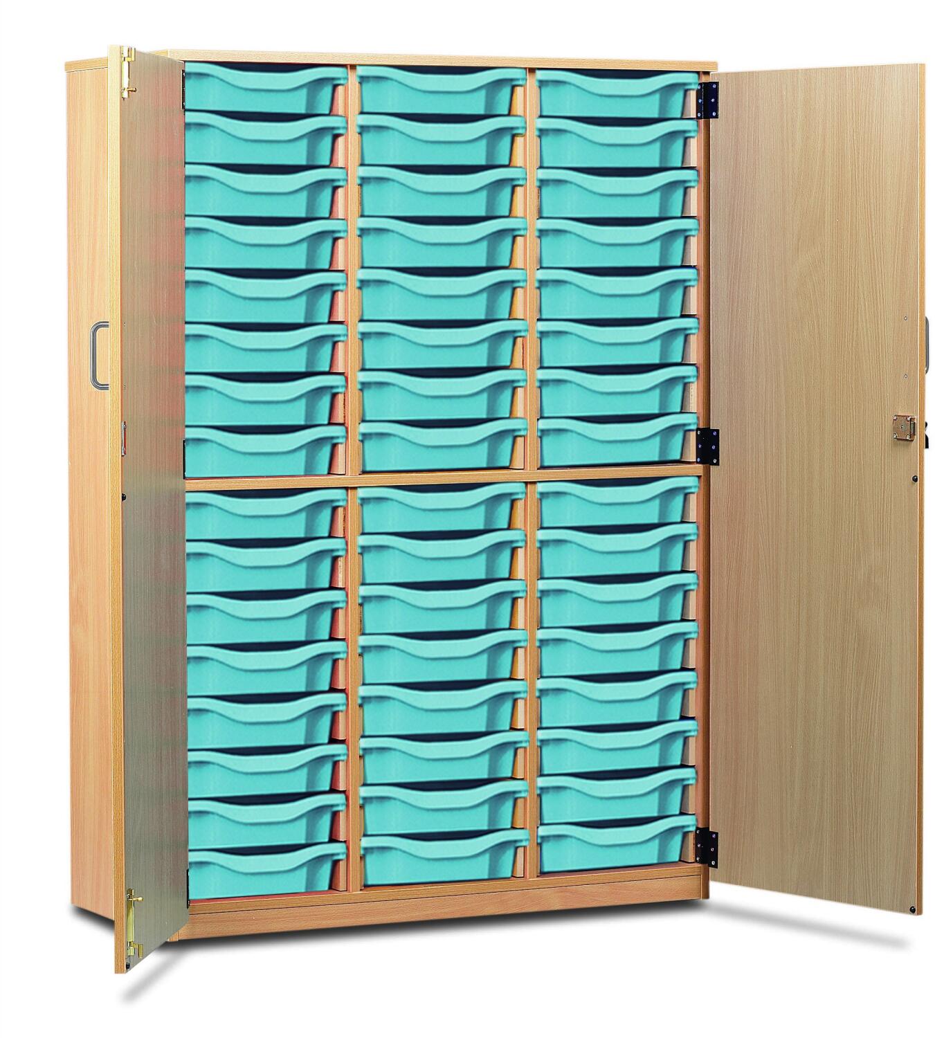 Monarch 48 Tray Storage Cupboard - Secure & Customizable for Schools ...