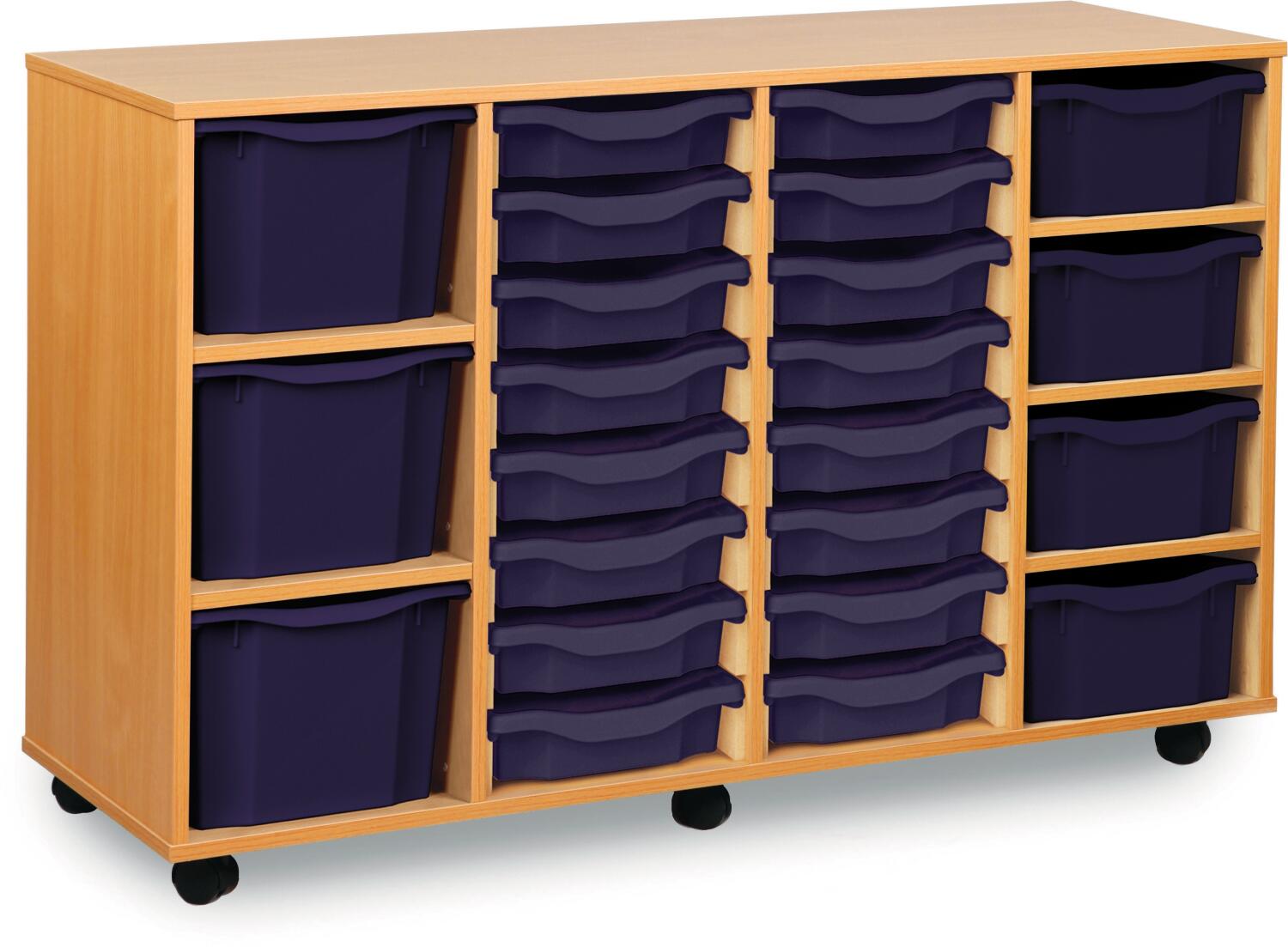 Monarch Classic Tray Storage Unit for Schools and Colleges - Office ...
