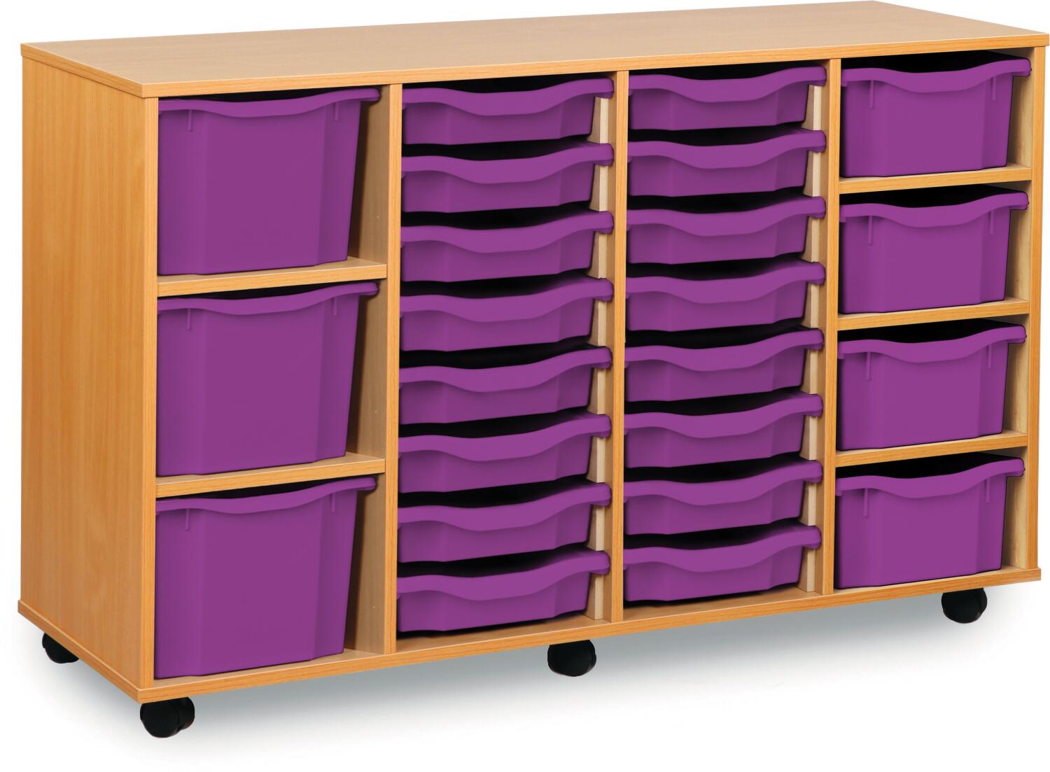 Monarch Classic Tray Storage Unit for Schools and Colleges - Office ...