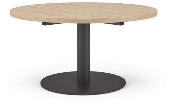 Narbutas Round Table in Amber Oak - Expandable & Durable - Office ...