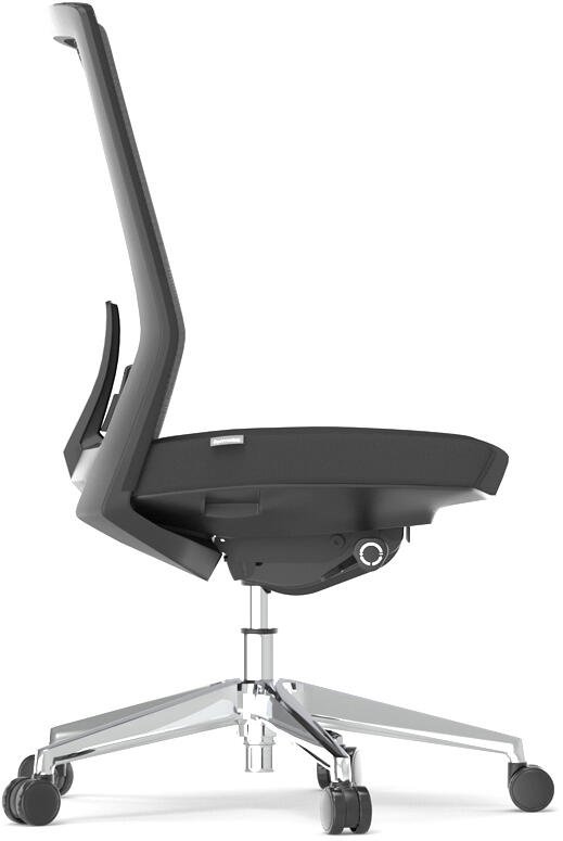 Formetiq Veneto Aluminium Base Task Chair with Seat Slide - No Arms ...