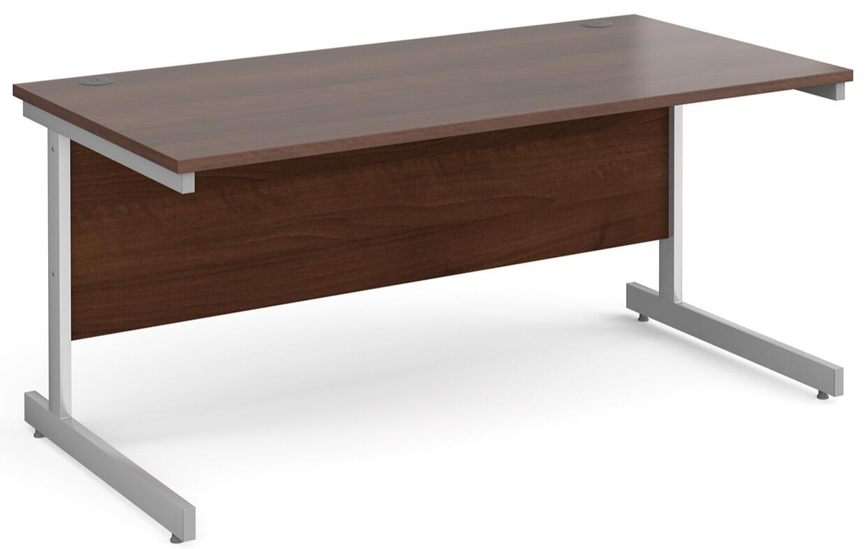 Gentoo Rectangular Desk with Single Cantilever Legs - 1600 x 800mm ...