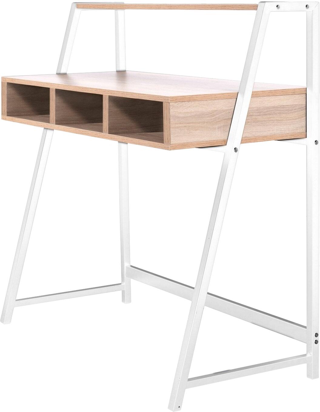 Nautilus Vienna Compact Two Tier Desk with Storage Shelf - Office ...