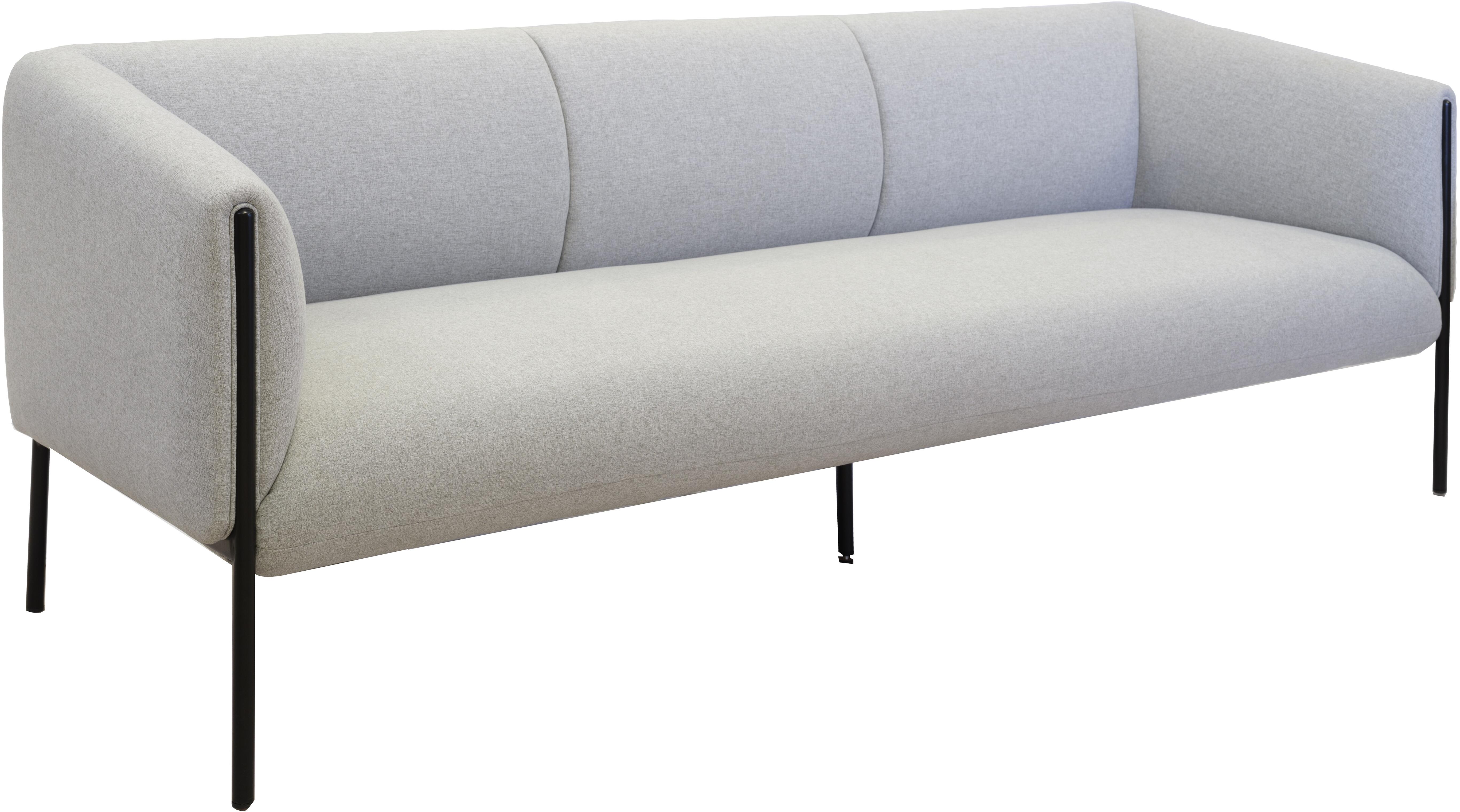 TC Curve 3 Seater Fabric Sofa - Office Furniture Direct