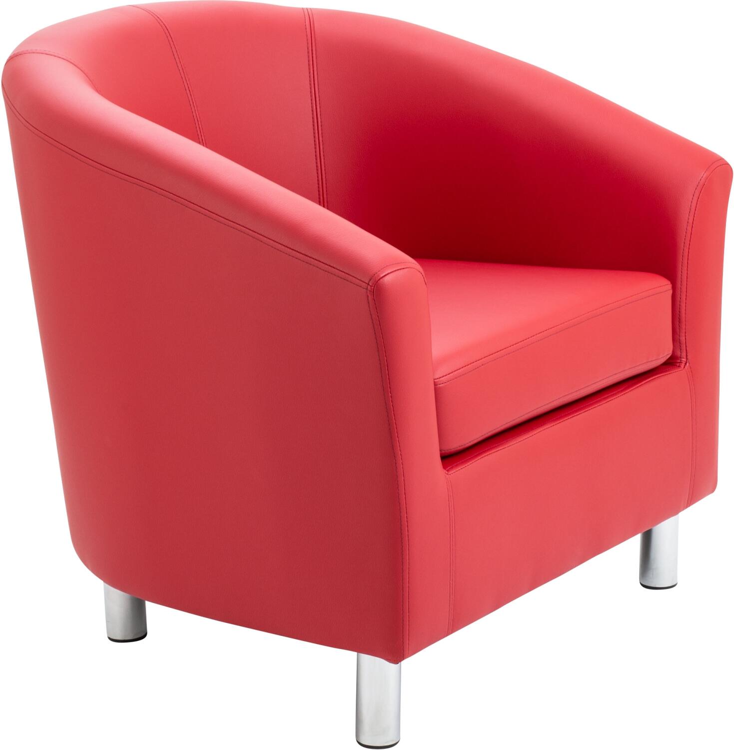 Modern TC Tub Armchair with Metal Feet for Reception Areas Office Furniture Direct