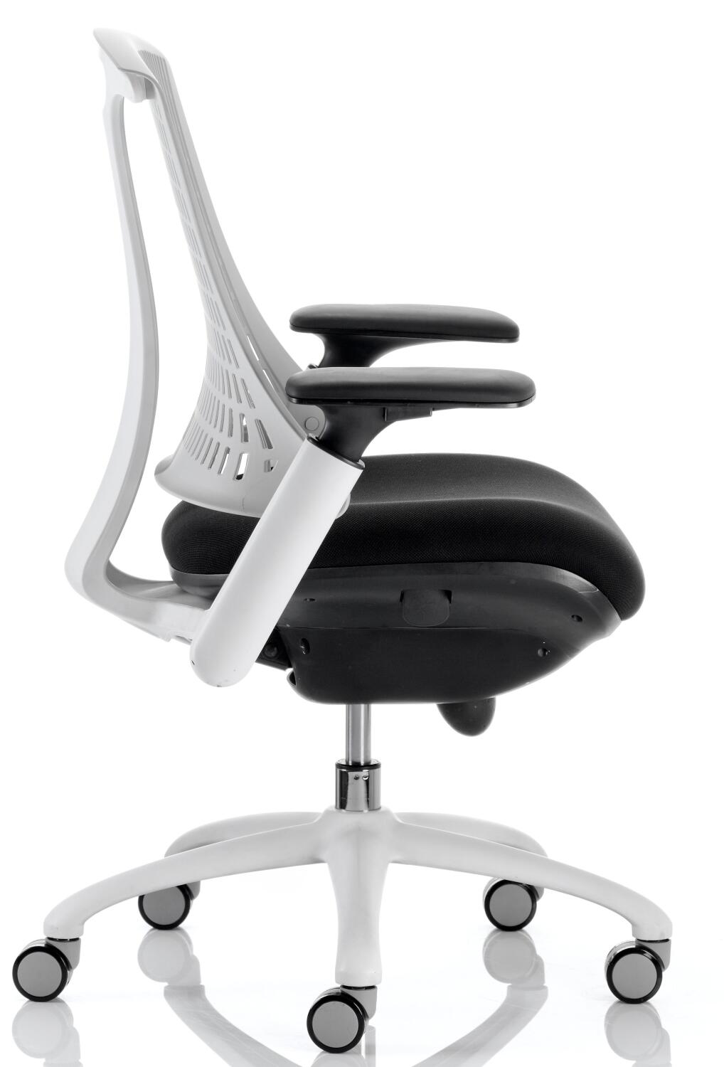 Flex Task Operator White Frame Chair - Office Furniture Direct