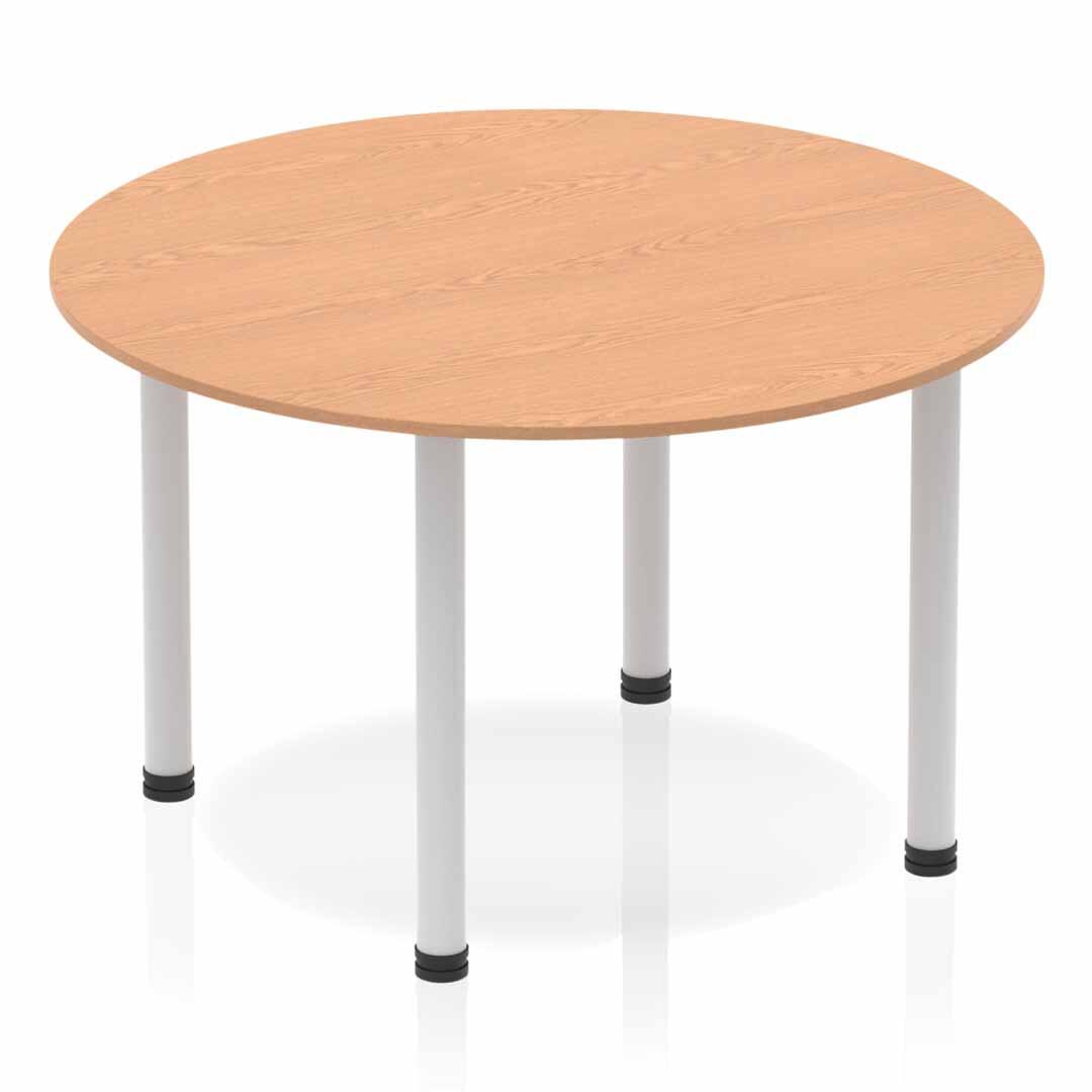 Dynamic Impulse Post Leg Circle Table with Adjustable Height - Office ...
