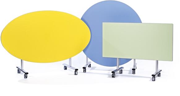 Metalliform Tilt Top Circular Dining Table - Easy to Maintain & Clean ...