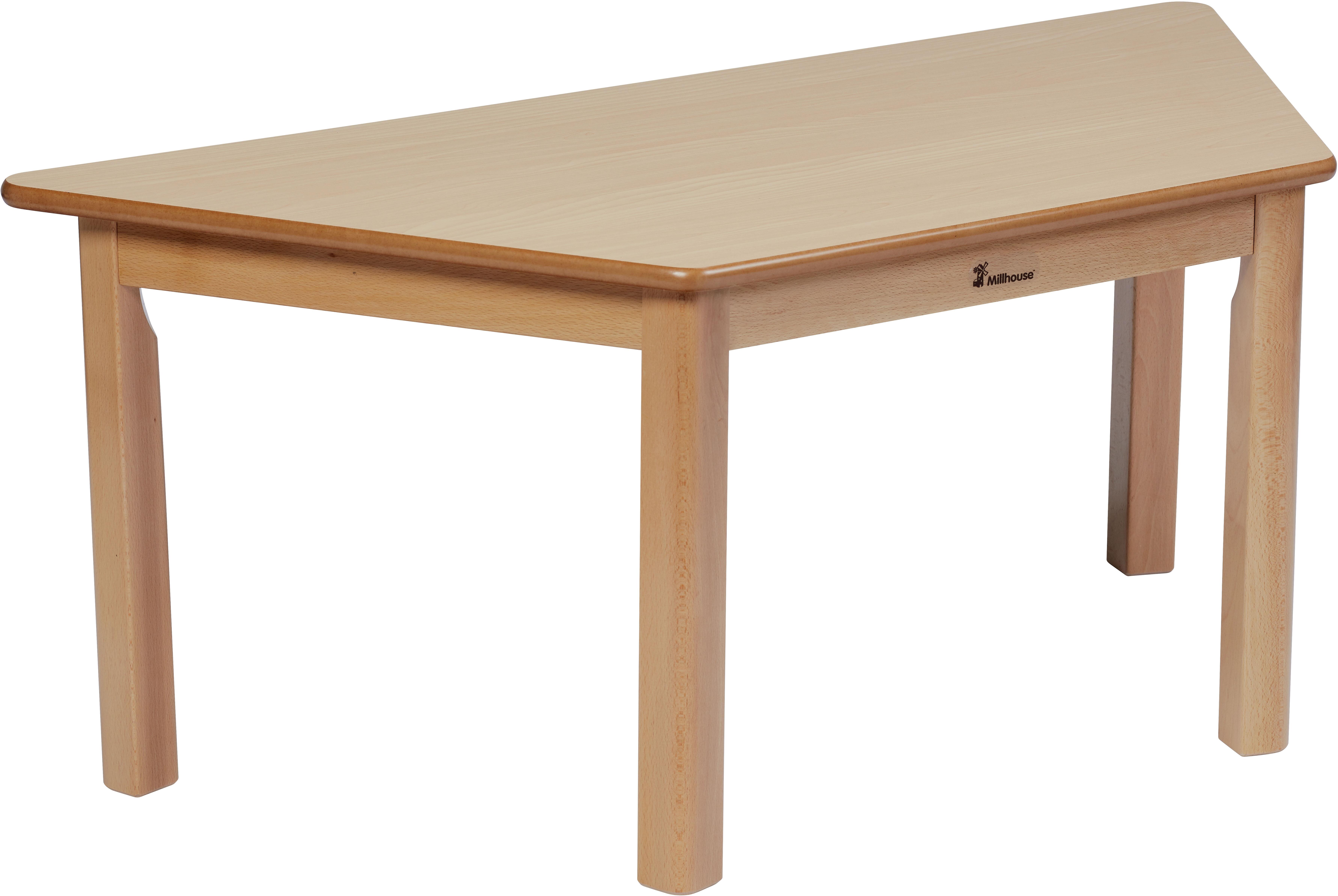 Millhouse Trapezoid Table (W1120 x D560 x H460mm) - Office Furniture Direct