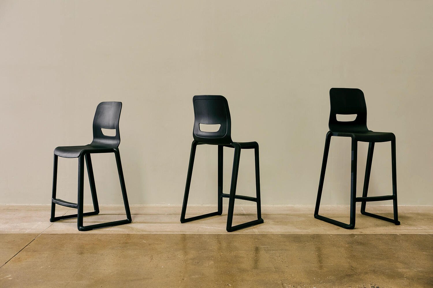 KI Europe Postura+ One Piece High Back Stool - 560mm Height - Office ...