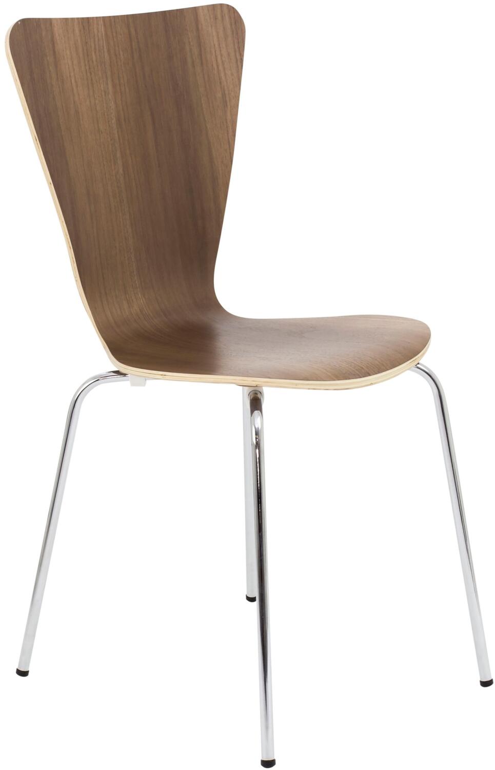 TC Picasso Walnut Chair - Wooden Stacking Chair for Bistros & Cafes ...