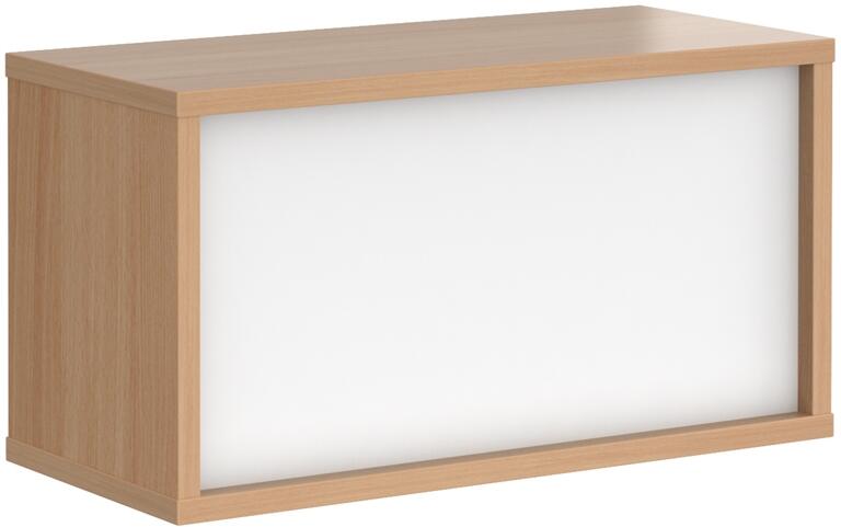 Dams Reception Modular Hutch Unit - Beech & Optional White Panels ...