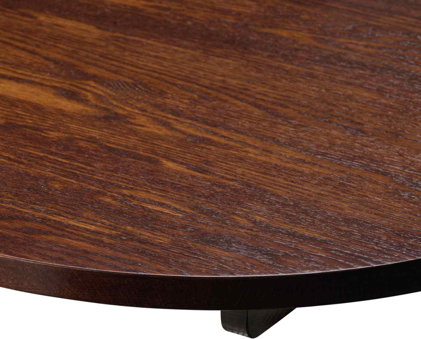 Solid Wood Round Table Top - Tabilo Stained 700mm for Venues - Office ...