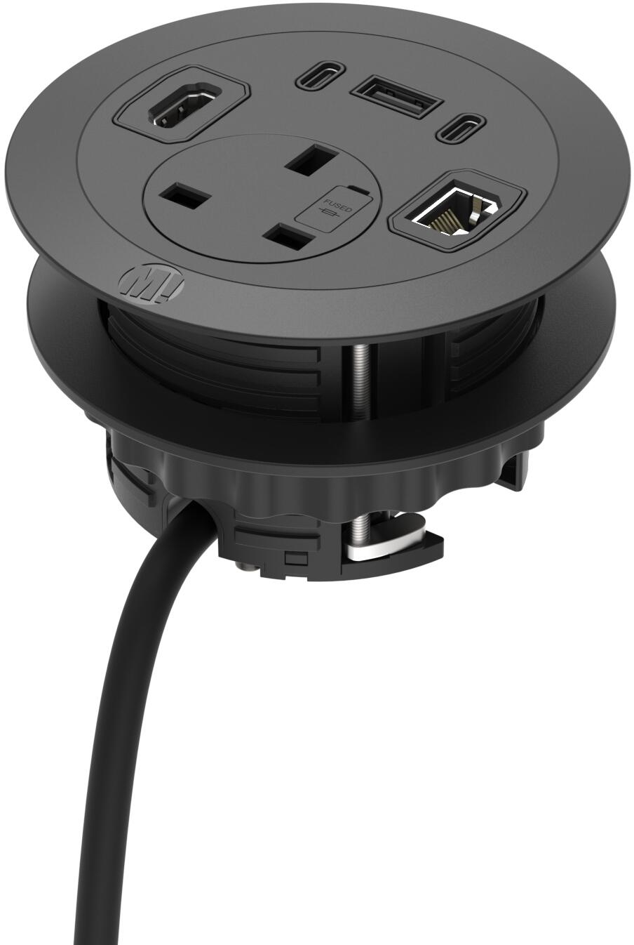 Metalicon Solo Plus In Desk Module with USB and HDMI Ports - Office ...