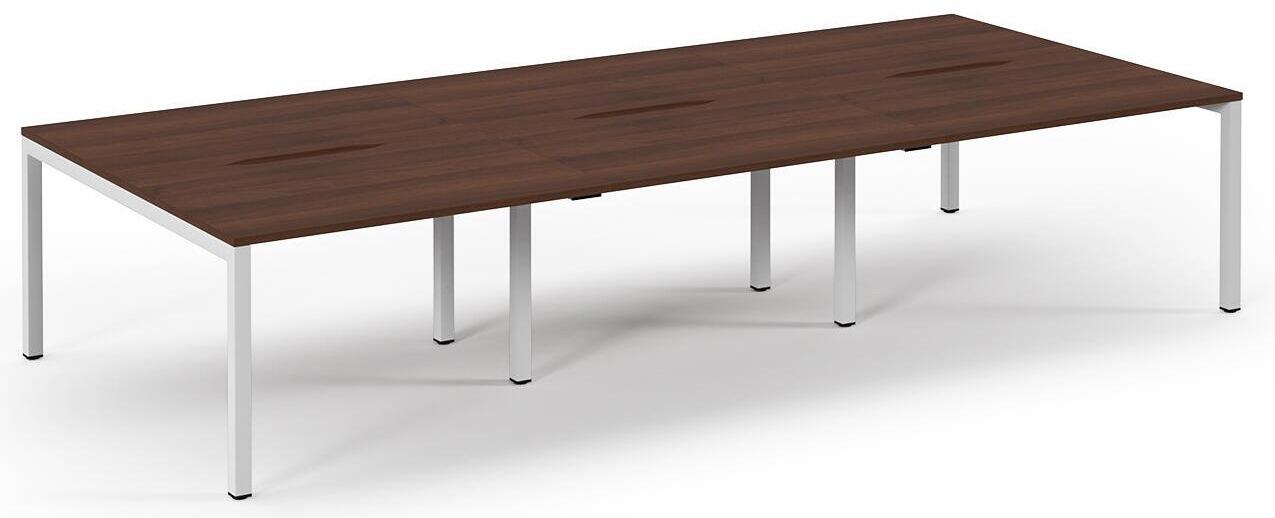 Dams Connex Scalloped 3600 x 1600 Back To Back Desk - Office Furniture ...