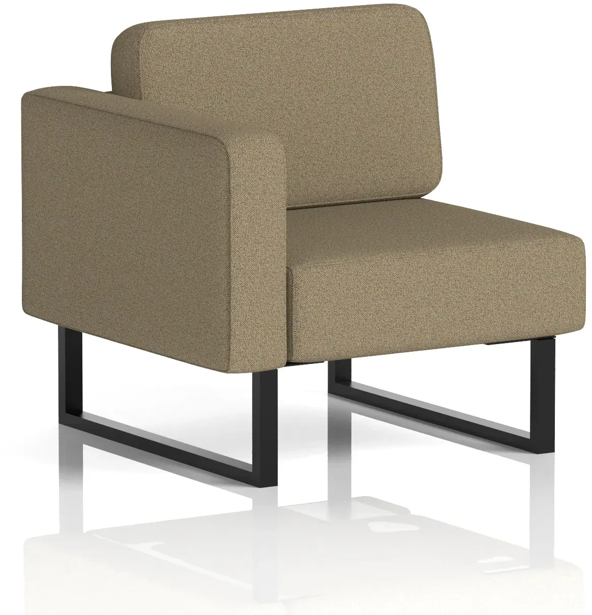 Dynamic Brixworth Modular Seating Right Unit - Main Line Flax Fabric ...