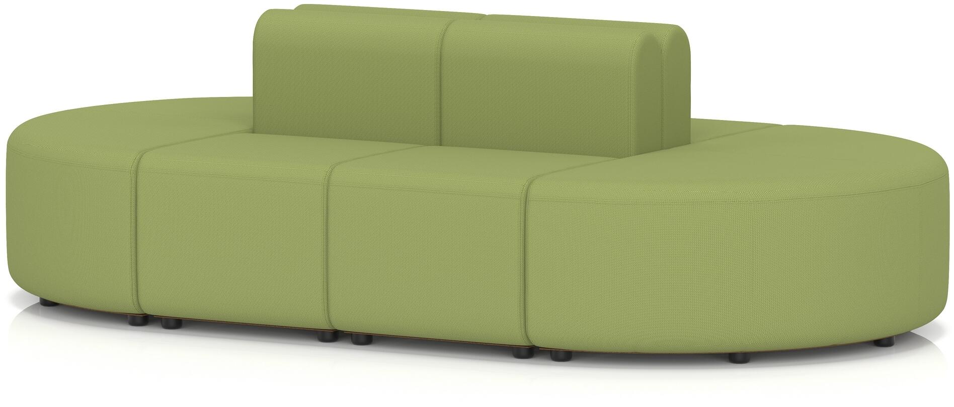Dynamic Mawsley Modular Low Back Capsule Island - 8 Seater - Office ...