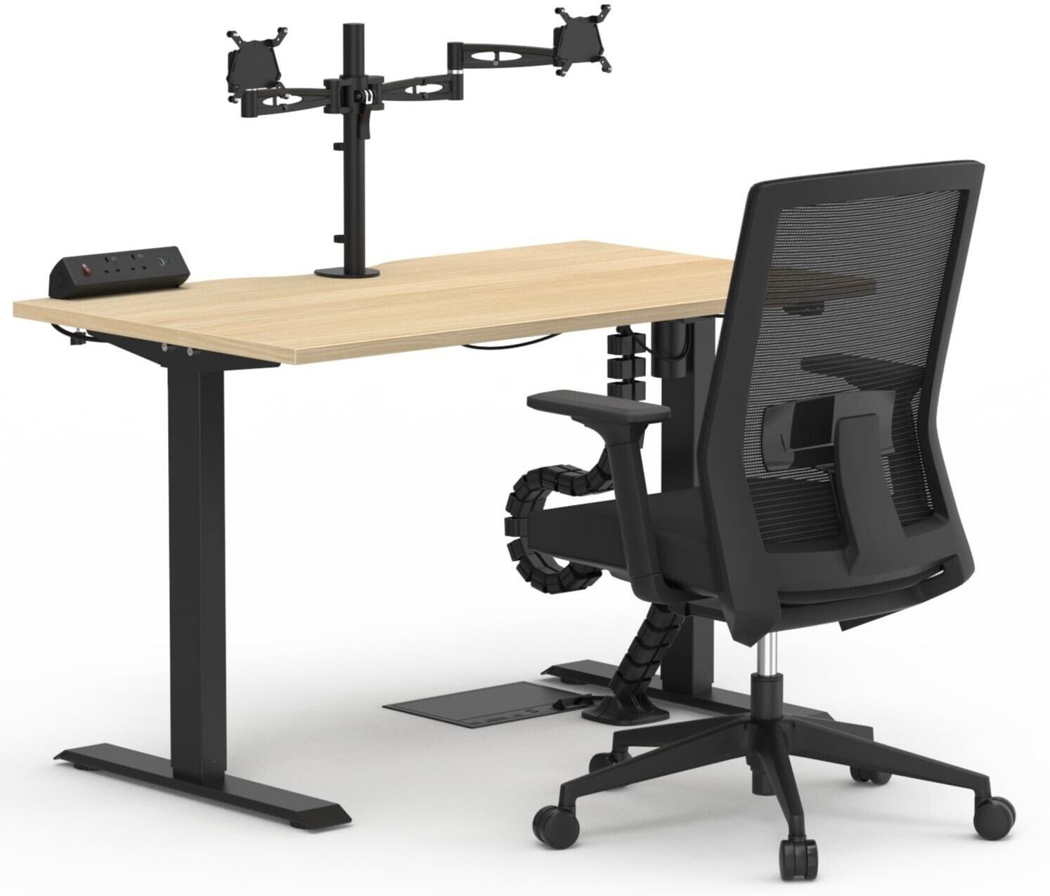 Formetiq Height Adjustable Desk Chair Bundle 1200mm x 800mm