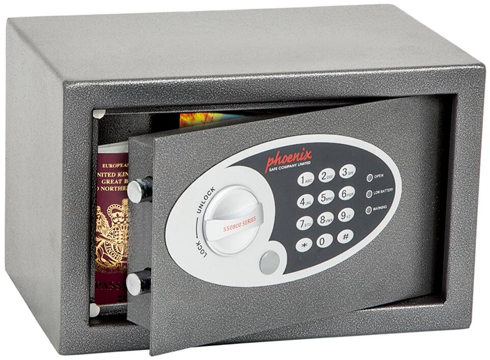 Phoenix Safe SS0801E Vela Home & Office Security Safe with Electronic ...