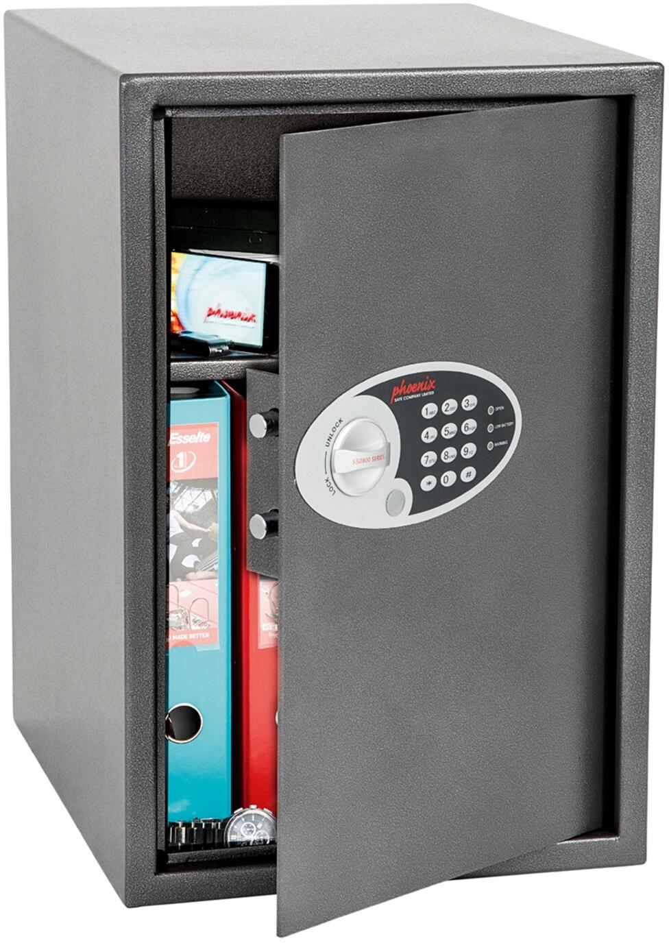 Phoenix Safe SS0805E Vela Home & Office Security Safe with Electronic ...