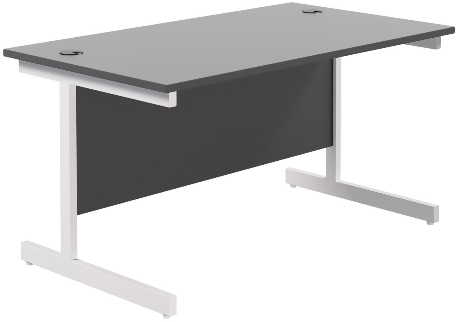 TC Single Upright Desk with Cantilever Legs - 1400mm x 800mm - Office ...