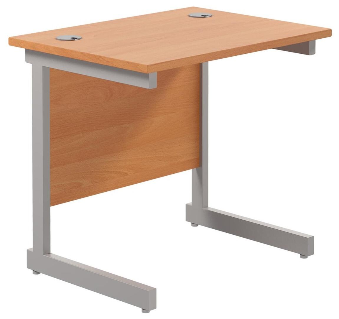 TC Single Upright Desk with Cantilever Legs - 800mm x 600mm - Office ...