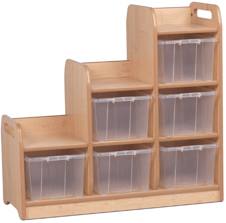 Millhouse Right Hand Stepped Cube Storage Unit - Sturdy & Easy Clean ...
